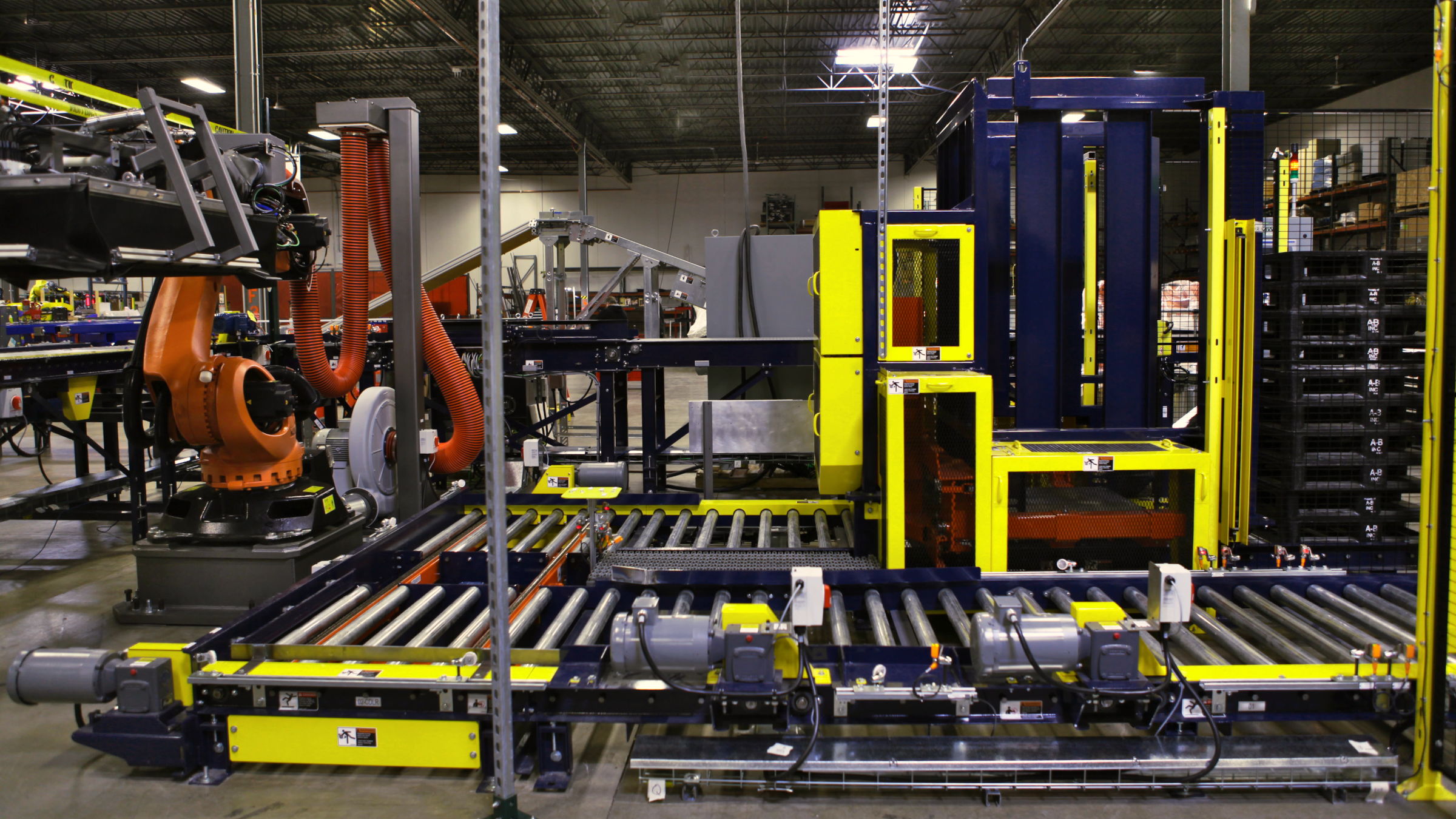 Robotic Case Depalletizing System – Midwest Engineered Systems Robotic Case Depalletizing System – Midwest Engineered Systems
