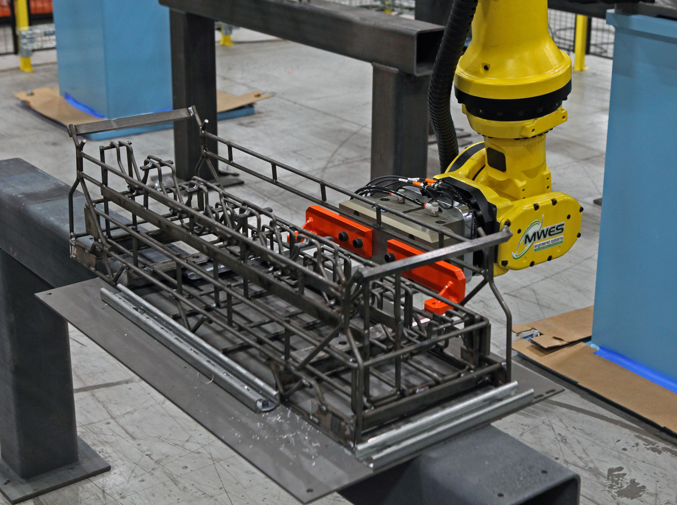 Robotic Basket Load & Unload System – Midwest Engineered Systems Robotic Basket Load & Unload System – Midwest Engineered Systems