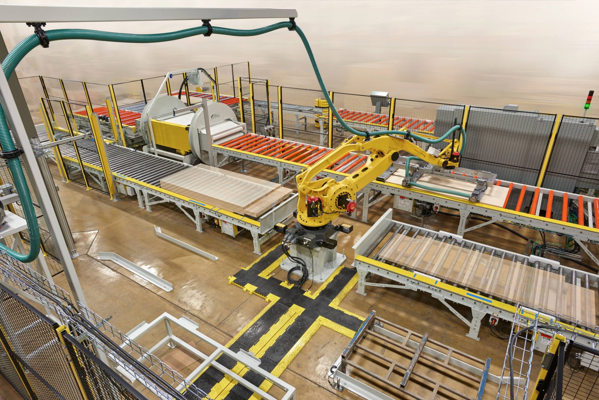 Sanding Line Automation Cell | Midwest Engineered Systems